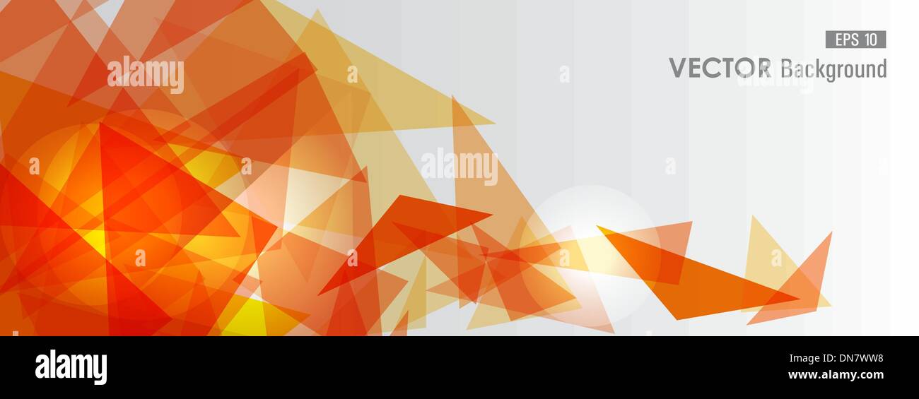 Orange geometric transparency Stock Vector Image & Art - Alamy