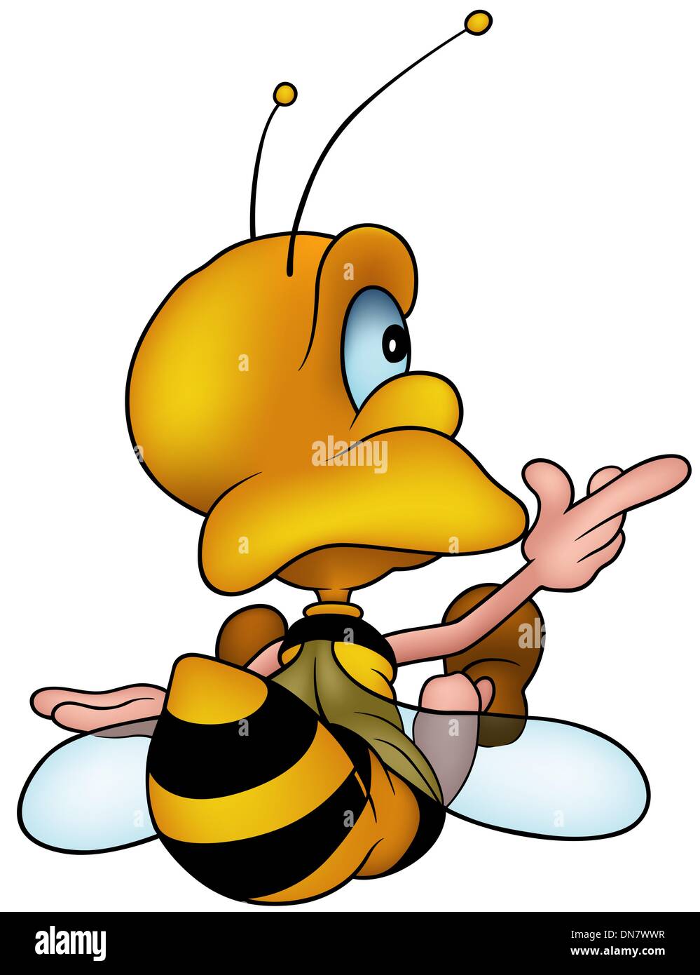 Back view hornet Stock Vector Images - Alamy