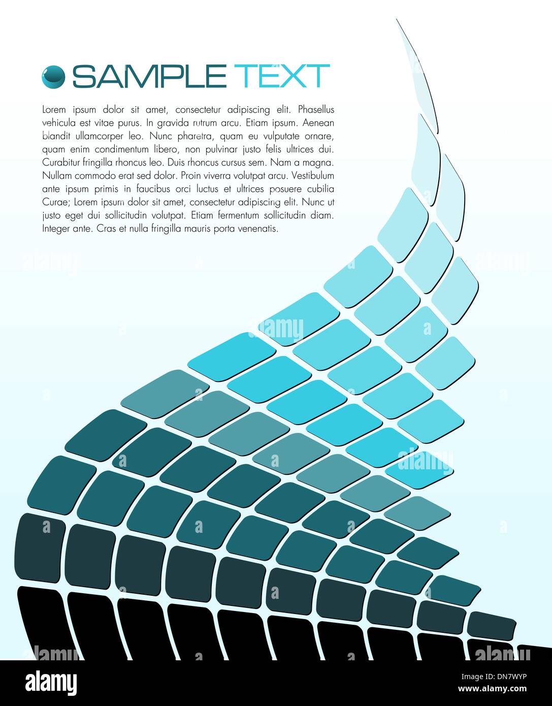 Elegance blue cover Stock Vector Images - Alamy