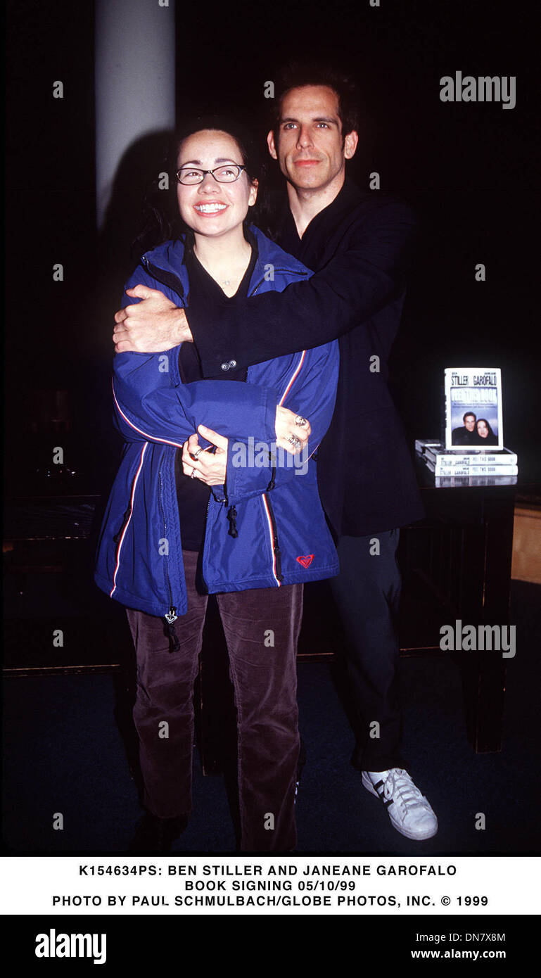 May 10, 1999 - KI54634PS 05/10/99.BEN STILLER AND JANEANE GAROFALO.BOOK ...