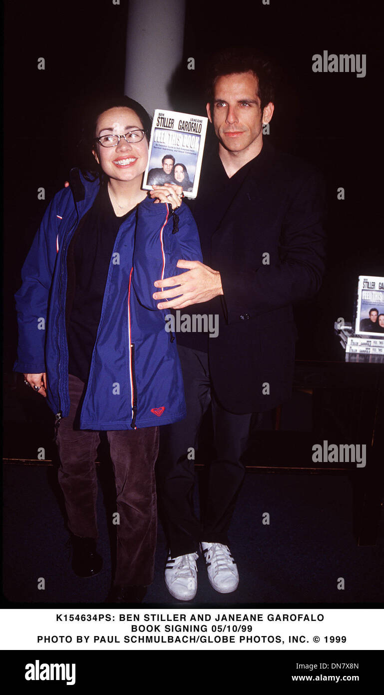 May 10, 1999 - K154634PS 05/10/99.BEN STILLER AND JANEANE GAROFALO ...