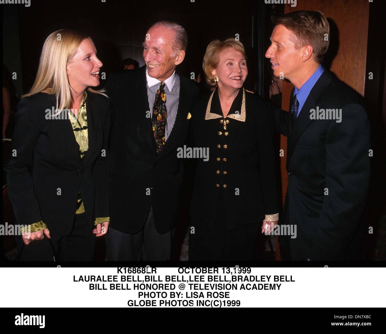 Oct. 13, 1999 - K16868LR: BILL BELL HONORED .LAURA LEE BELL,BILL BELL ...