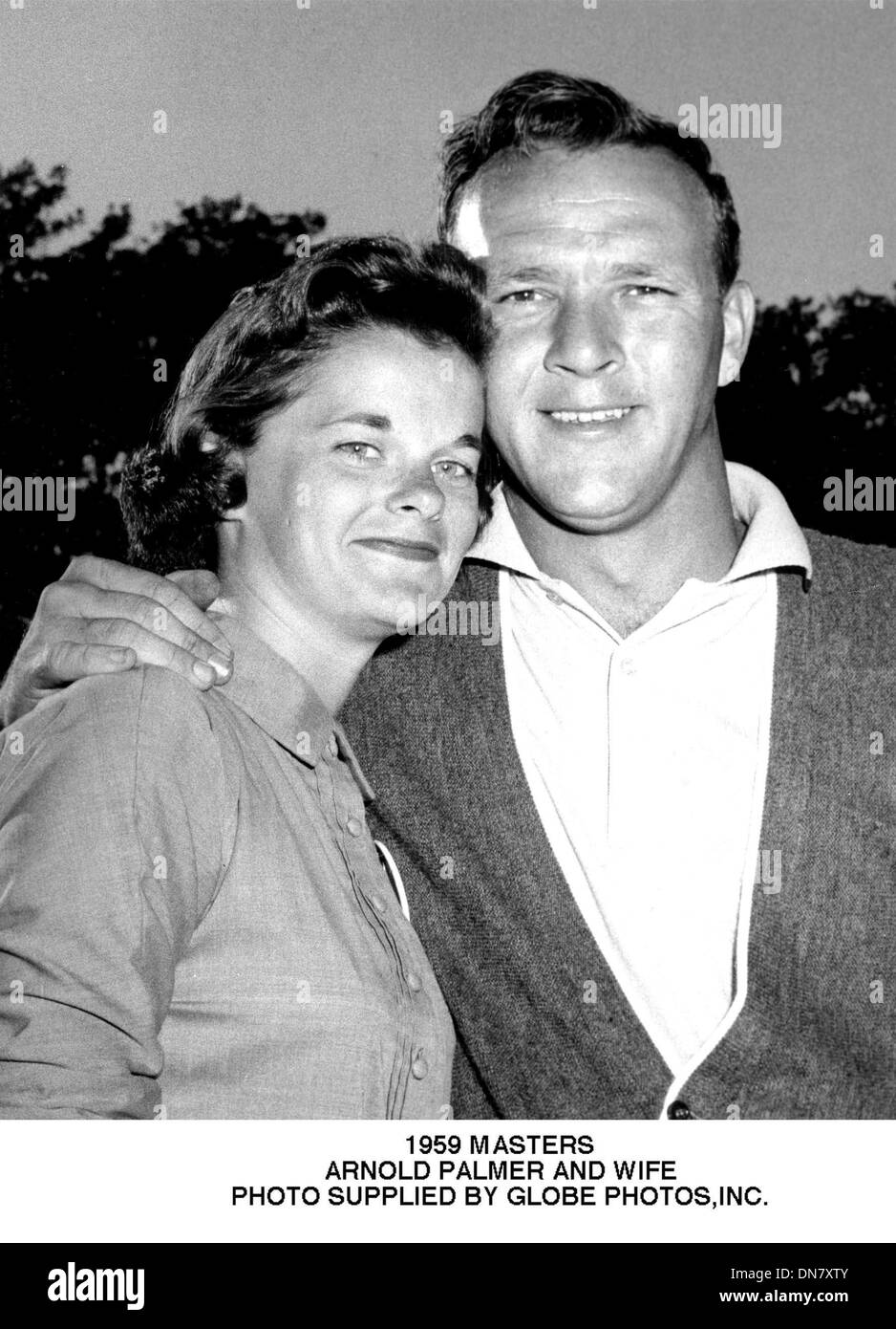 Mar. 21, 2001 - 1959 MASTERS.ARNOLD PALMER AND WIFE. SUPPLIED BY ...