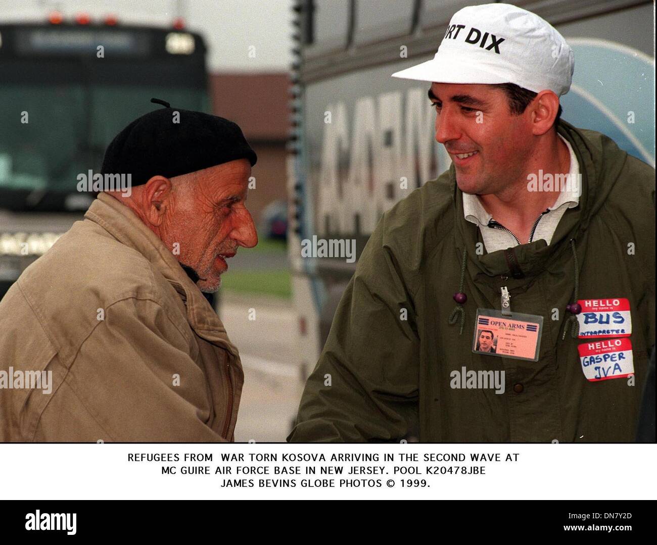 May 15, 2001 - .REFUGEES FROM WAR TORN KOSOVA ARRIVING IN THE SECOND ...