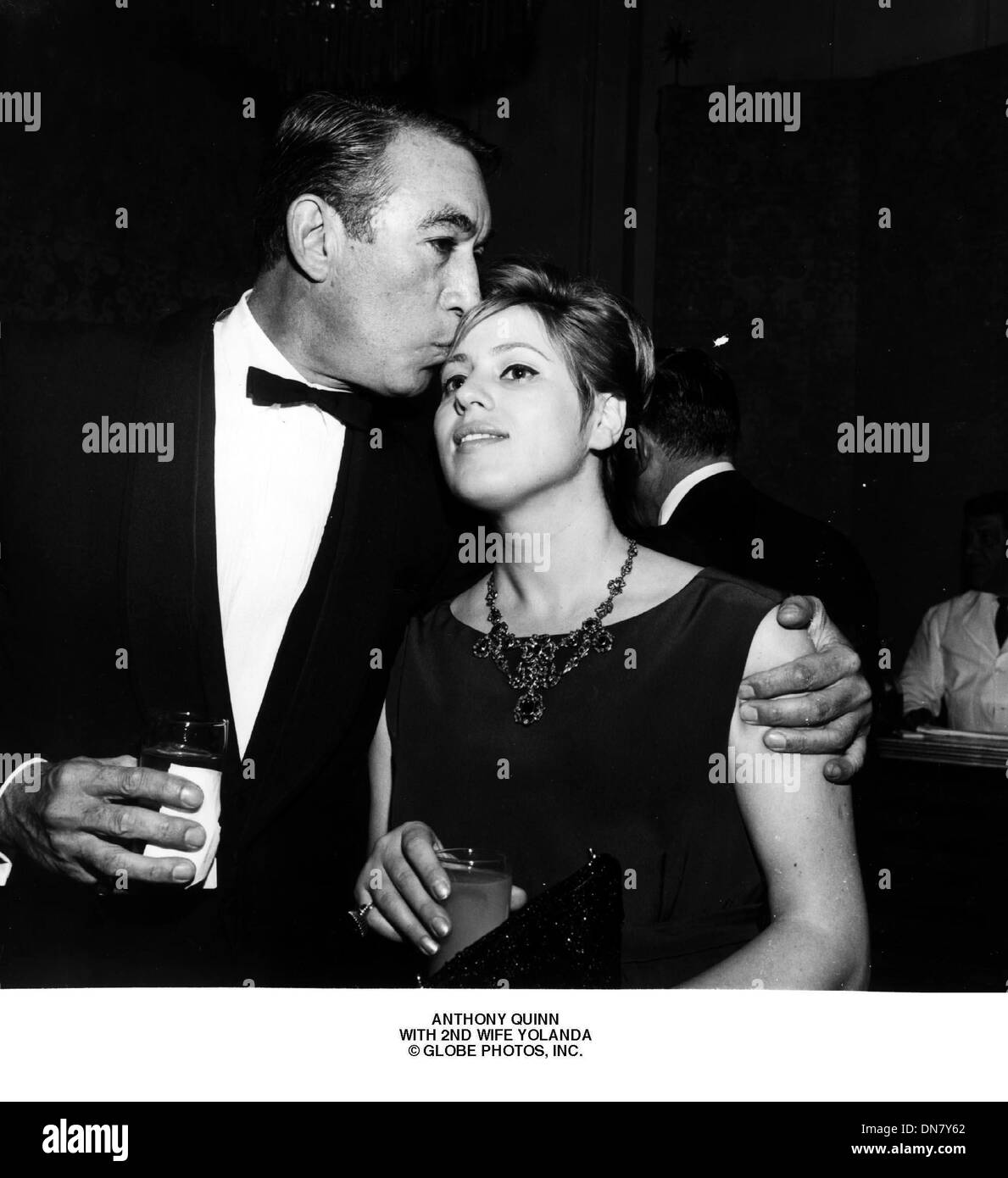 June 5, 2001 - ANTHONY QUINN.WITH 2ND WIFE YOLANDA.(Credit Image ...