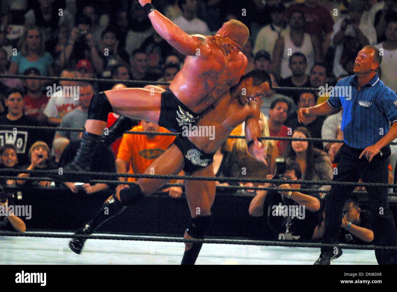 The Rock Vs Brock Lesnar Summerslam 2002