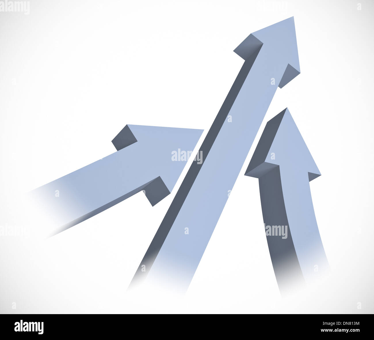 Up arrows sign 3d illustration Stock Photo - Alamy