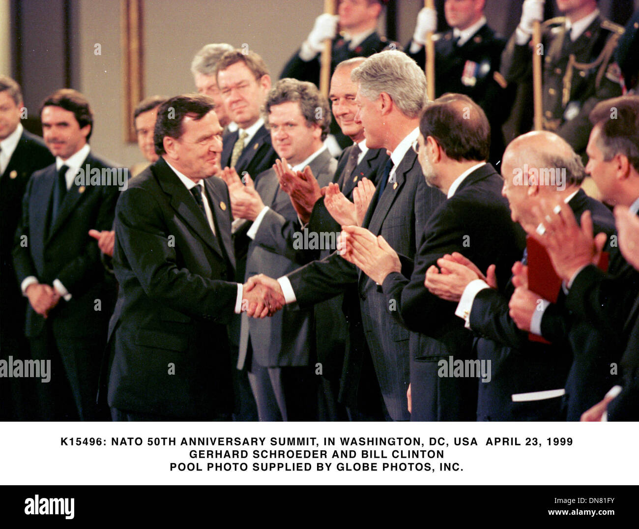 Apr. 23, 1999 - K15485 04/23/99.NATO 50TH ANNIVERSARY SUMMIT, IN ...