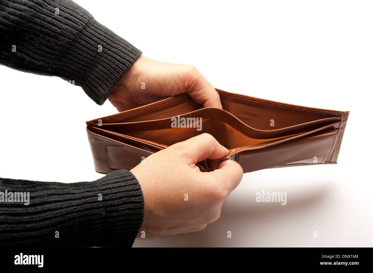 Empty wallet hi-res stock photography and images - Alamy