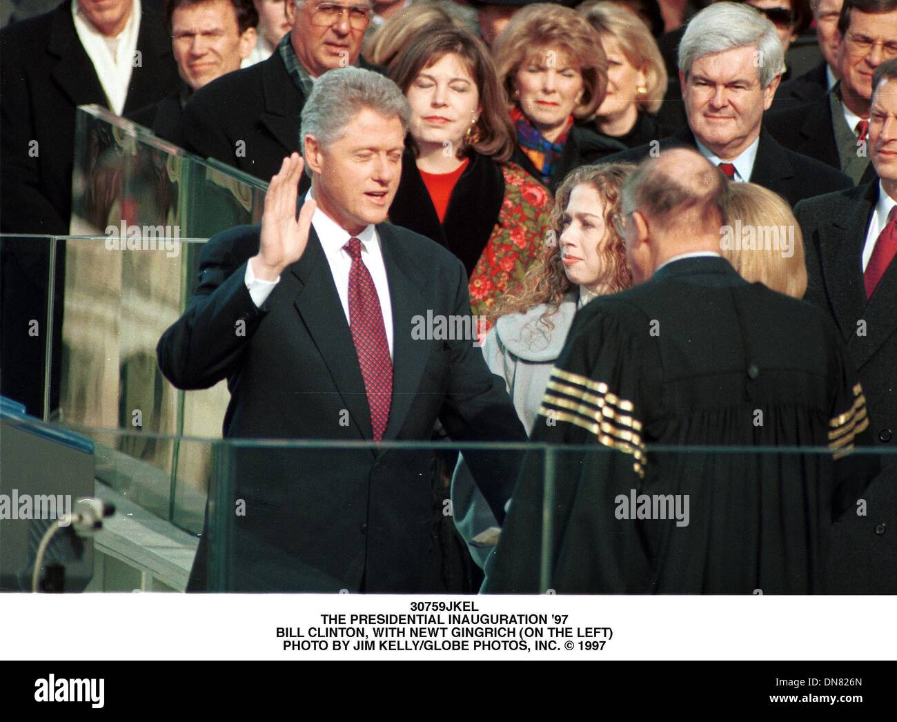 1997 bill clinton inauguration hi-res stock photography and images - Alamy