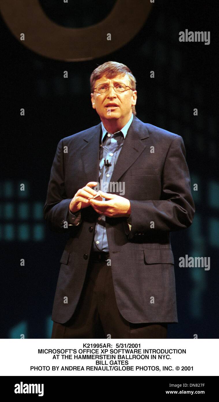 May 31, 2001 - K21995AR: 5/31/2001.MICROSOFT'S OFFICE XP SOFTWARE ...