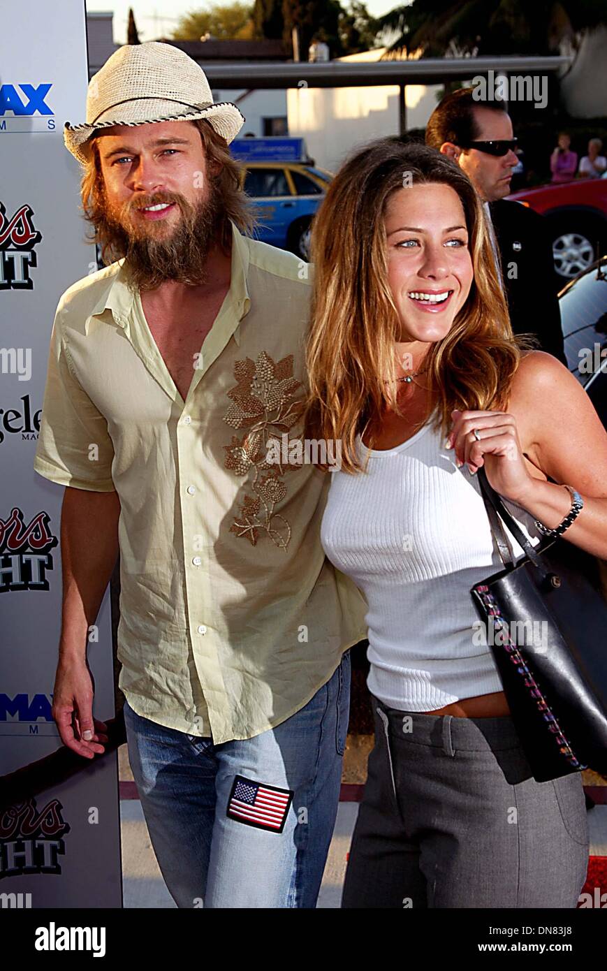 July 23, 2002 - Beverly Hills, CA, USA - BRAD PITT & JENNIFER ANISTON ...