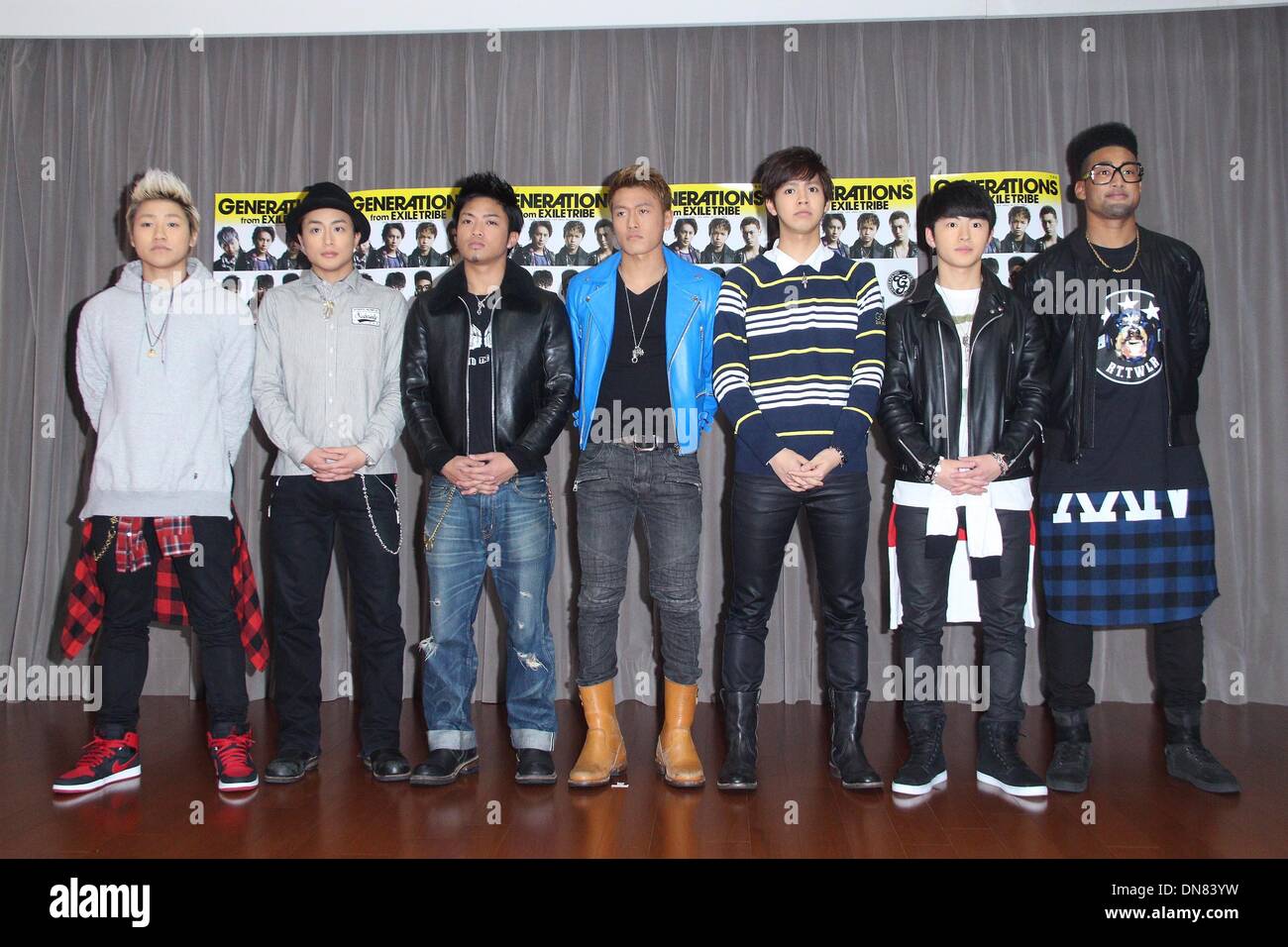 Japanese group GENERATIONS promote their new album in Taipei,China on ...