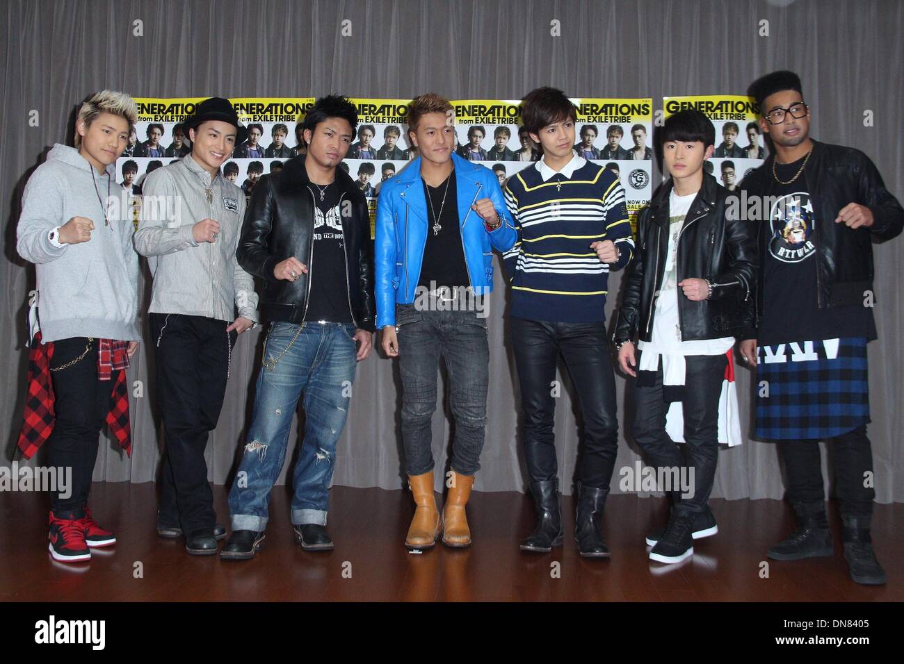 Japanese group GENERATIONS promote their new album in Taipei,China on ...
