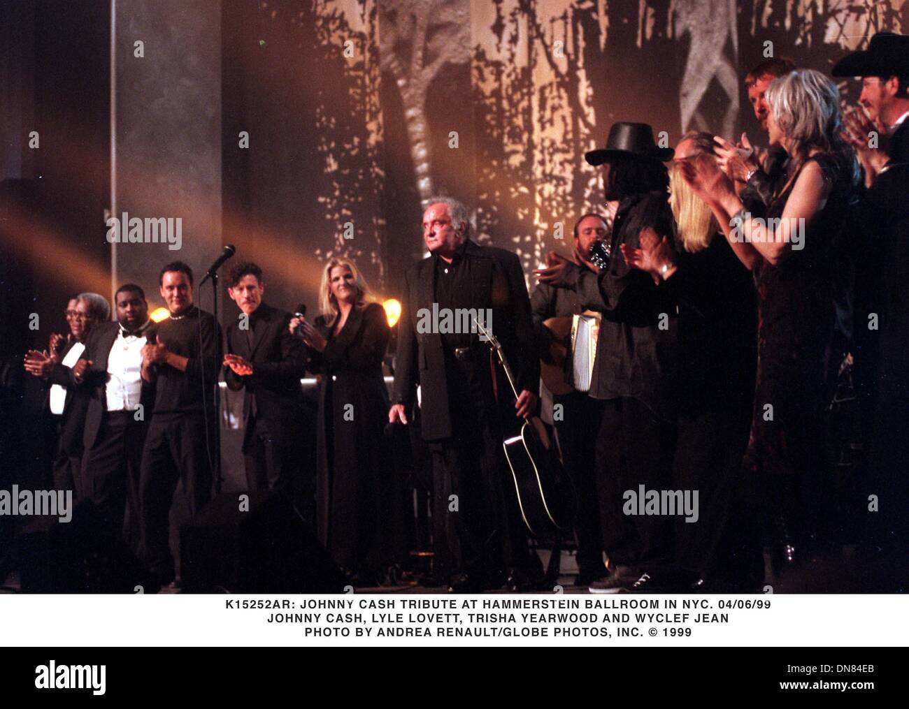 Apr. 6, 1999 - K15252AR 04/06/99.JOHNNY CASH TRIBUTE AT .HAMMERSTEIN ...