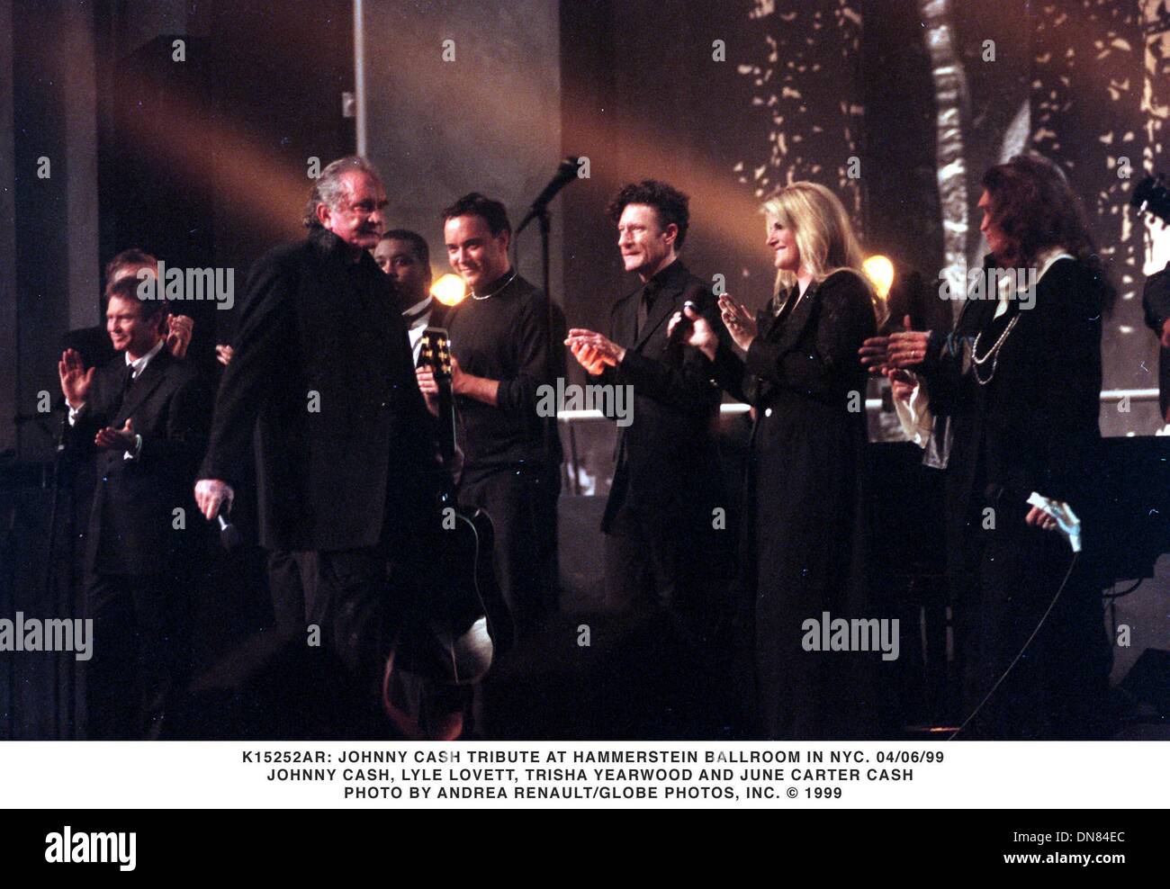 Apr. 6, 1999 - K15252AR 04/06/99.JOHNNY CASH TRIBUTE AT.HAMMERSTEIN ...