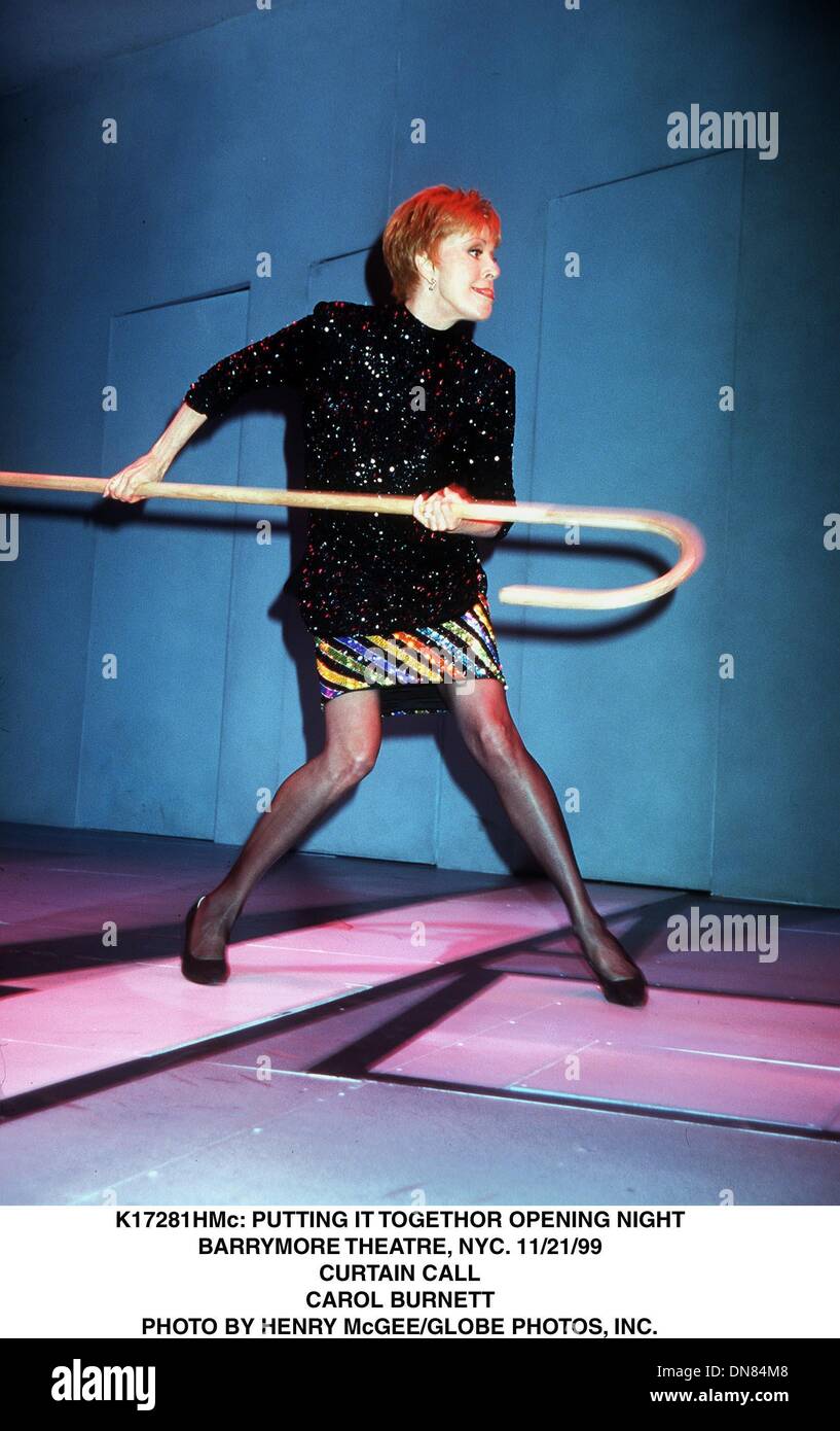 Nov. 21, 1999 - K17281HMc: PUTTING IT TOGETHOR OPENING NIGHT.BARRYMORE ...