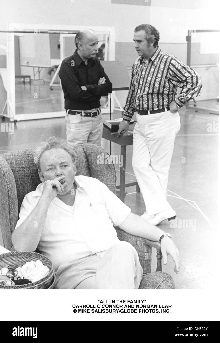 Apr. 9, 2001 - ''ALL IN THE FAMILY''.CARROLL O'CONNOR AND NORMAN LEAR.Â ...