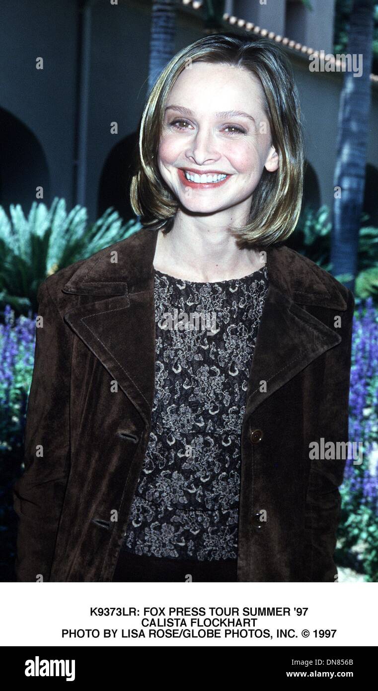 June 19, 2001 - K9373LR FOX PRESS TOUR SUMMER 97.CALISTA FLOCKHART ...