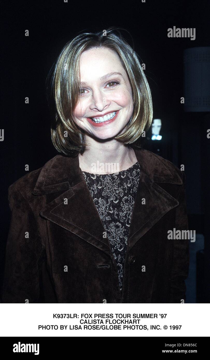 June 19, 2001 - K9373LR: FOX PRESS TOUR SUMMER '97.CALISTA FLOCKHART ...
