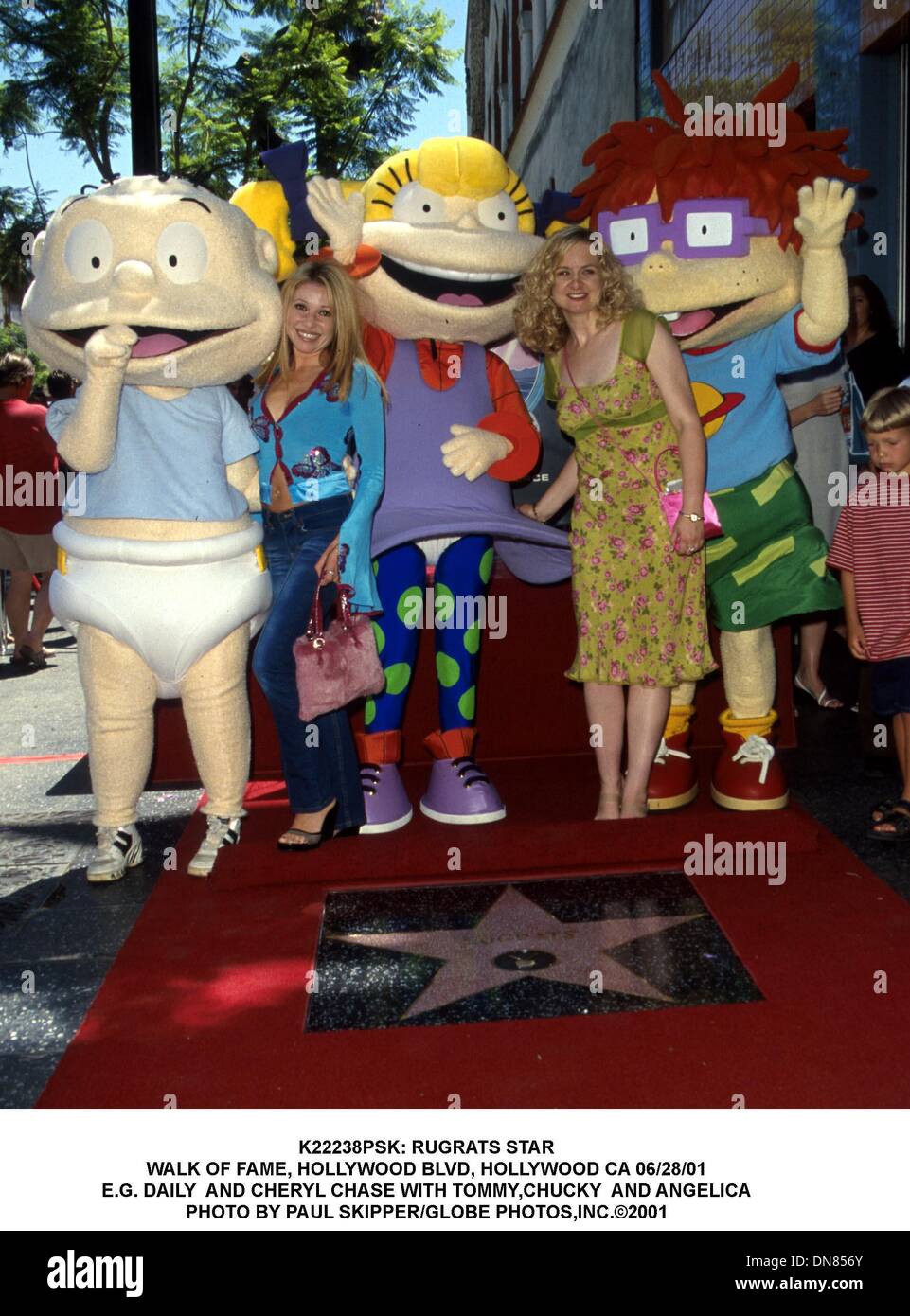 June 28, 2001 - K22238PSK: RUGRATS STAR.WALK OF FAME, HOLLYWOOD BLVD ...