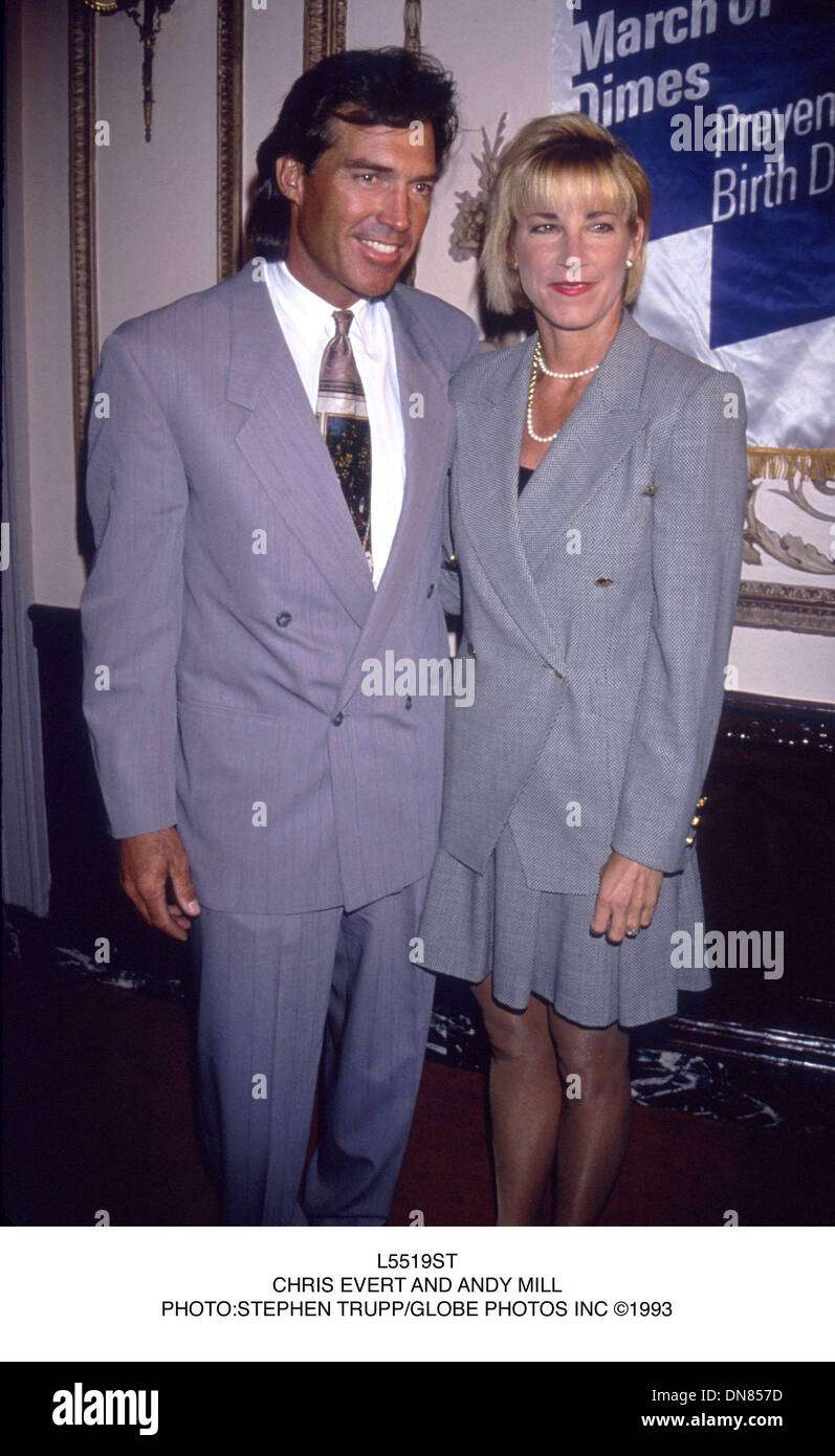 July 3, 2001 - L5519ST.CHRIS EVERT AND ANDY MILL. STEPHEN TRUPP/ 1993 ...
