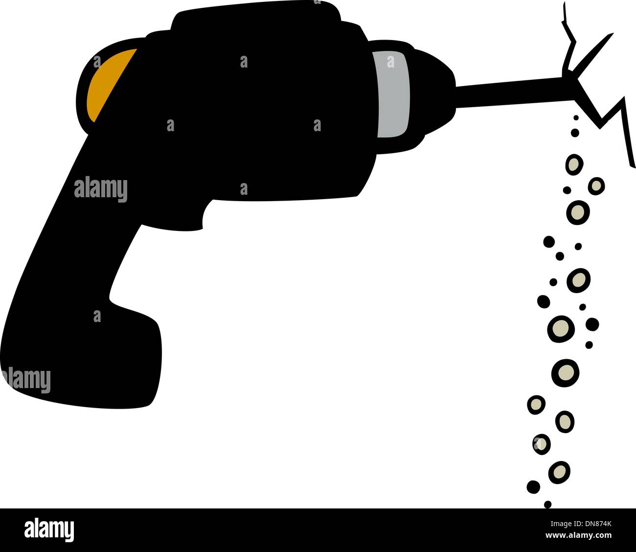 drill clip art cartoon illustration Stock Vector Image & Art - Alamy