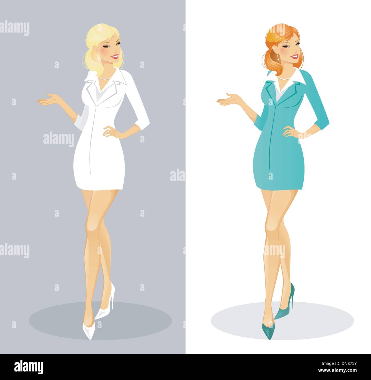 Doctor dress Stock Vector Images - Alamy