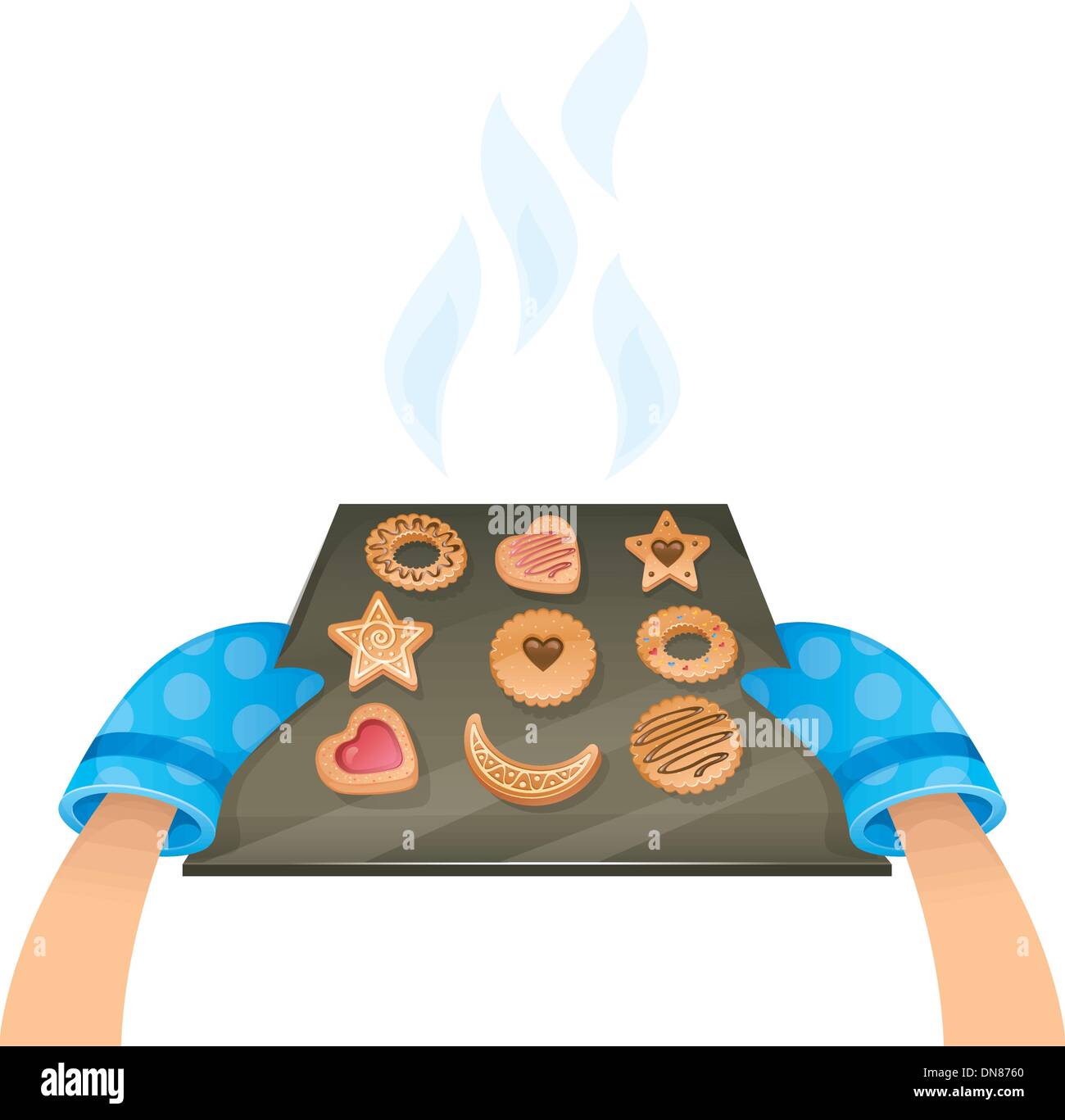 Cooking sweets Stock Vector Images - Alamy
