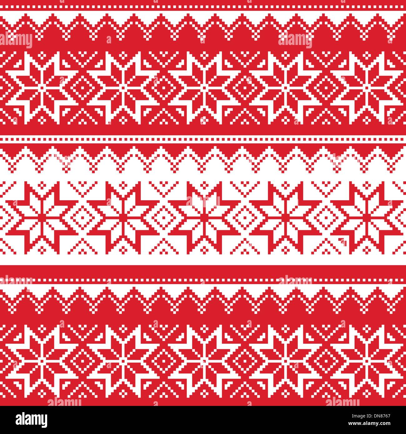 Warm red christmas sweater Stock Vector Images - Alamy