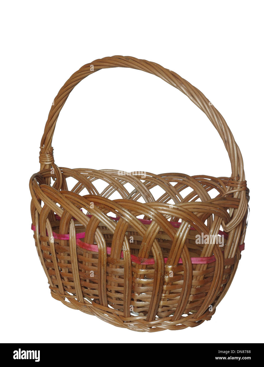 Wicker shopping basket hi-res stock photography and images - Alamy