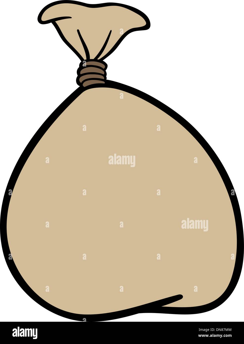 sack of dollars clip art cartoon illustration Stock Vector Image & Art ...