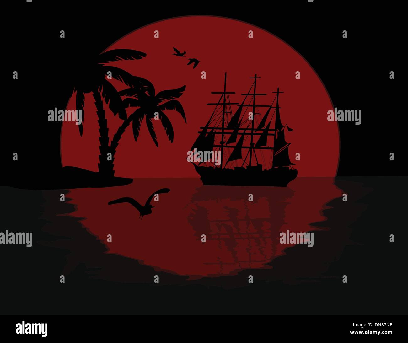 Ocean floating Stock Vector Images - Alamy