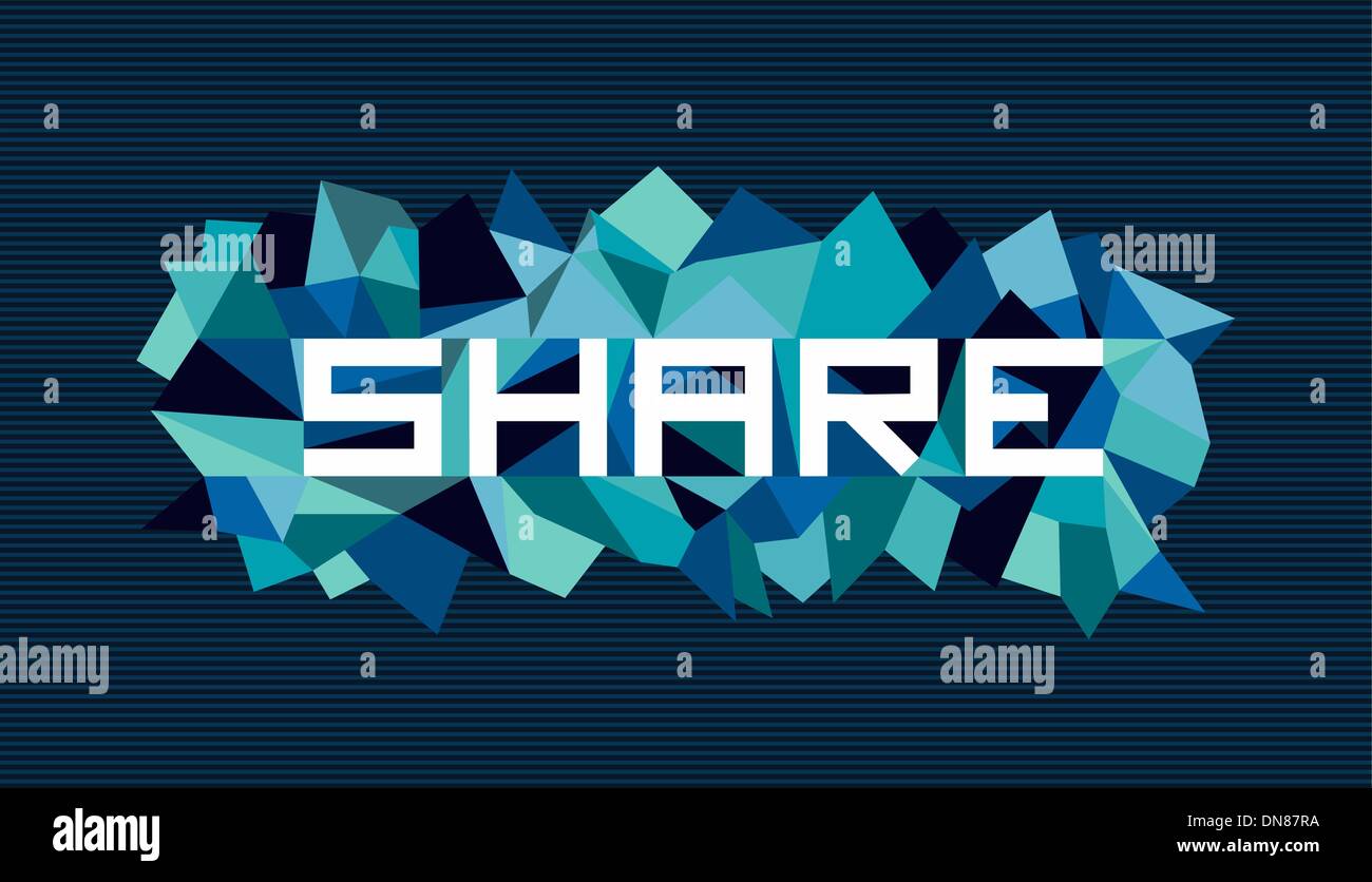 Digital abstract art share Stock Vector Images - Alamy