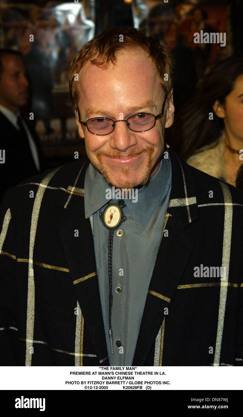 Dec. 12, 2000 - ''THE FAMILY MAN''.PREMIERE AT MANN'S CHINESE THEATRE ...
