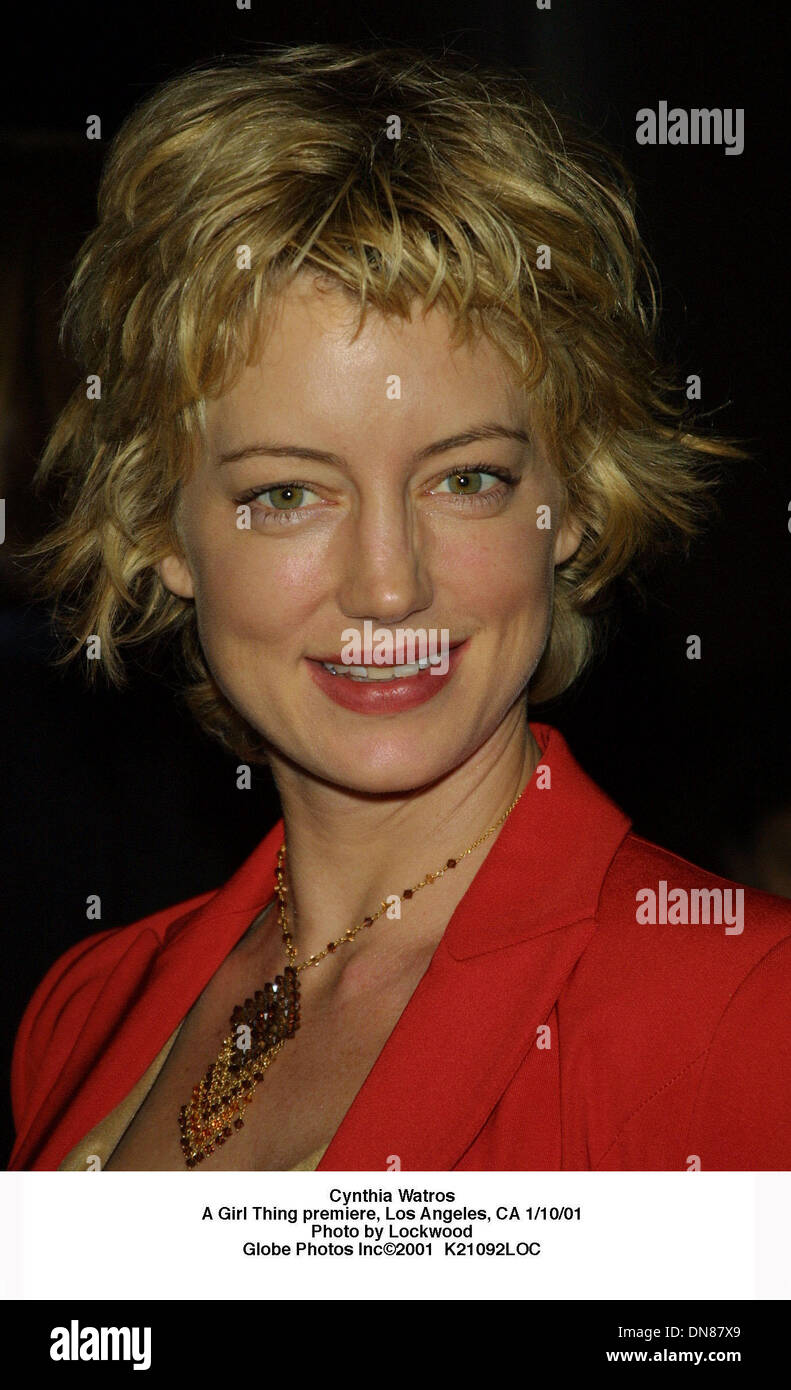Jan. 10, 2001 - Cynthia Watros.A Girl Thing premiere, Los Angeles, CA 1 ...