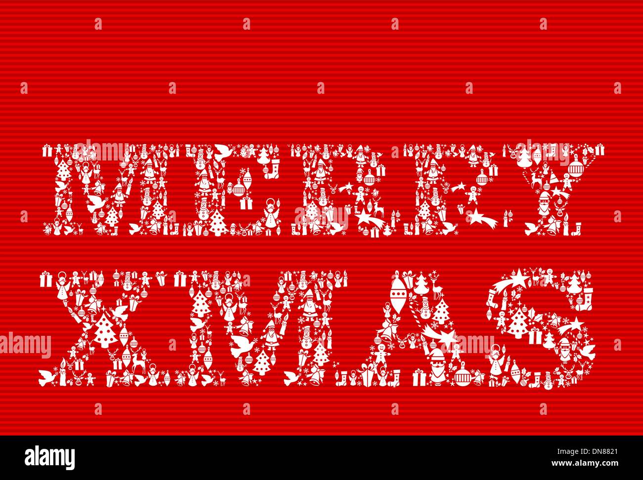 Christmas composition vector vectors Stock Vector Images - Alamy