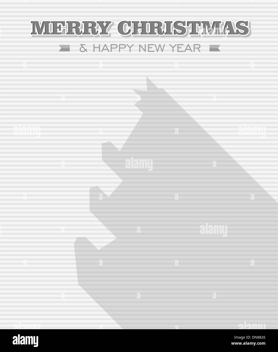 Merry christmas greetings letter Black and White Stock Photos & Images ...