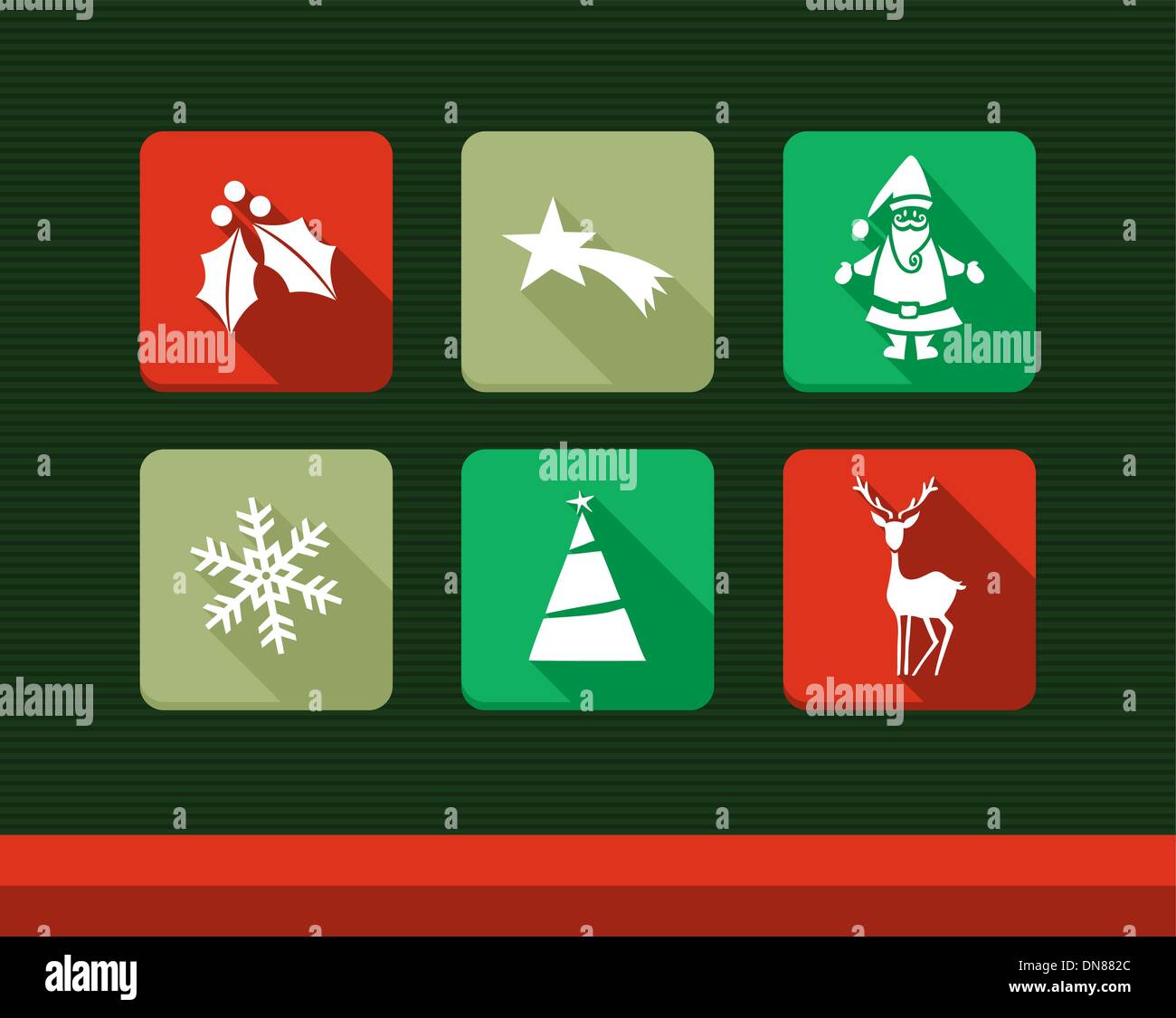 Web apps square flat Stock Vector Images - Alamy