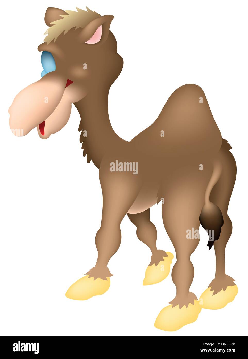 Camel desert animal cartoon Cut Out Stock Images & Pictures - Alamy