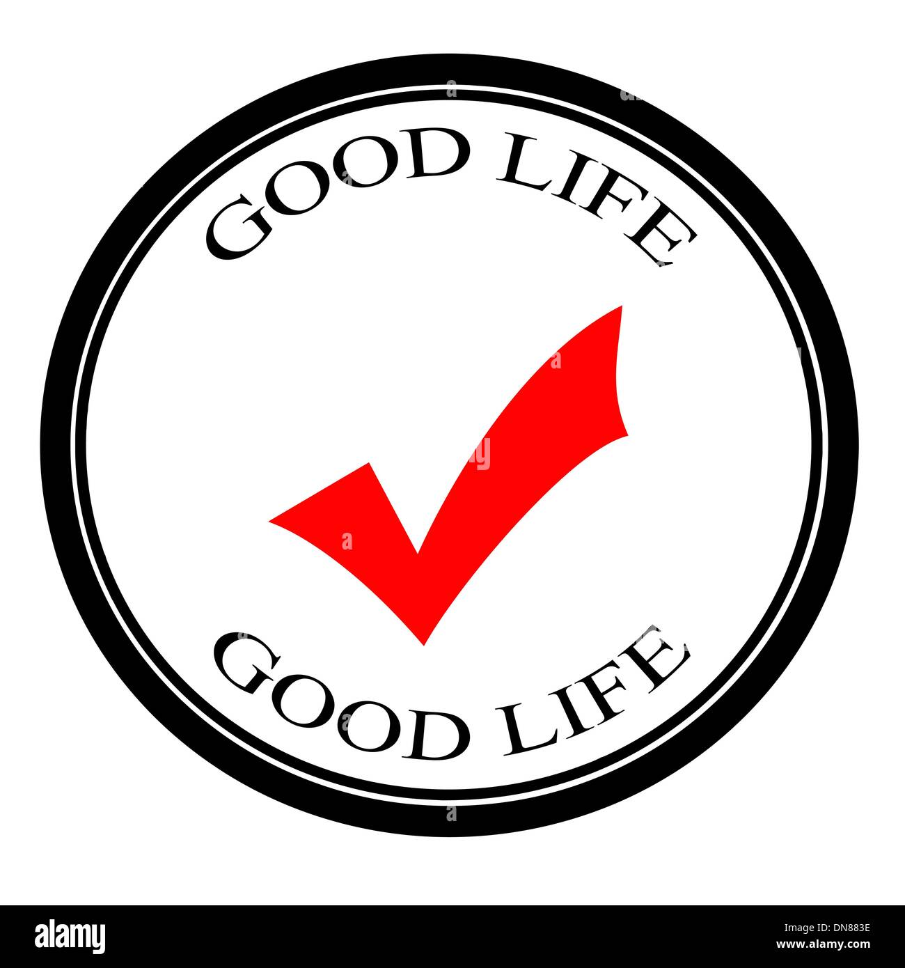 Life good concept Stock Vector Images - Alamy