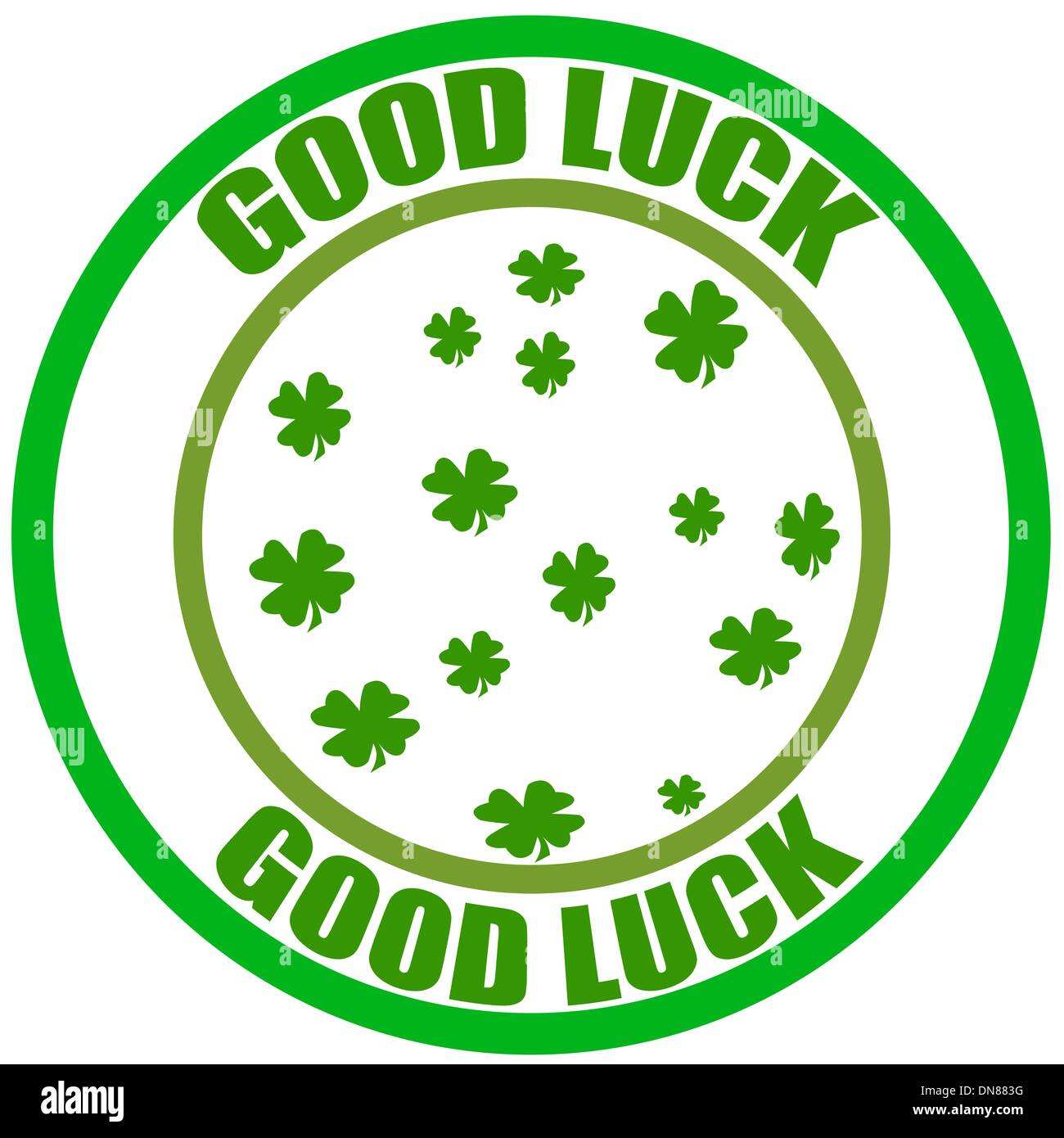 Good luck text Stock Vector Images - Alamy