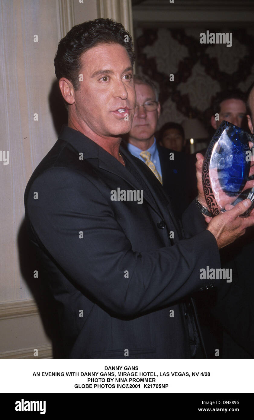 May 2, 2001 - DANNY GANS.AN EVENING WITH DANNY GANS, MIRAGE HOTEL, LAS ...