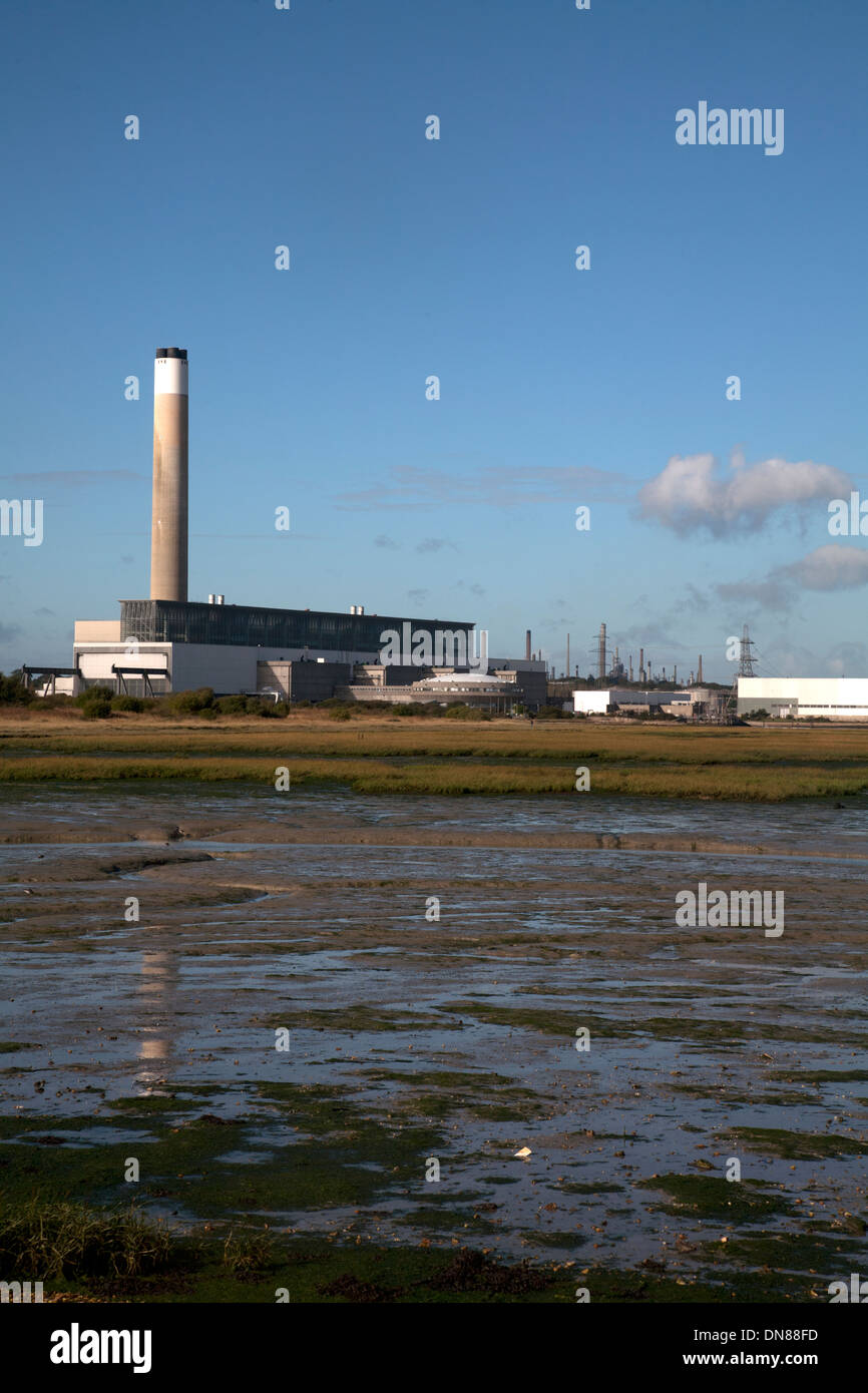 Fawley Power Station Chimney High Resolution Stock Photography and ...