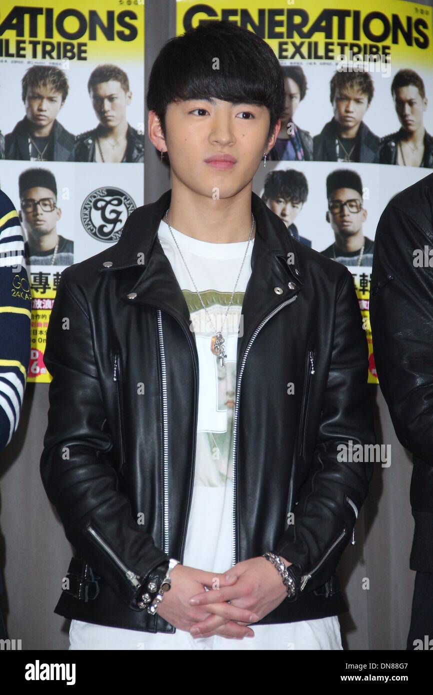 Japanese group GENERATIONS promote their new album in Taipei,China on ...
