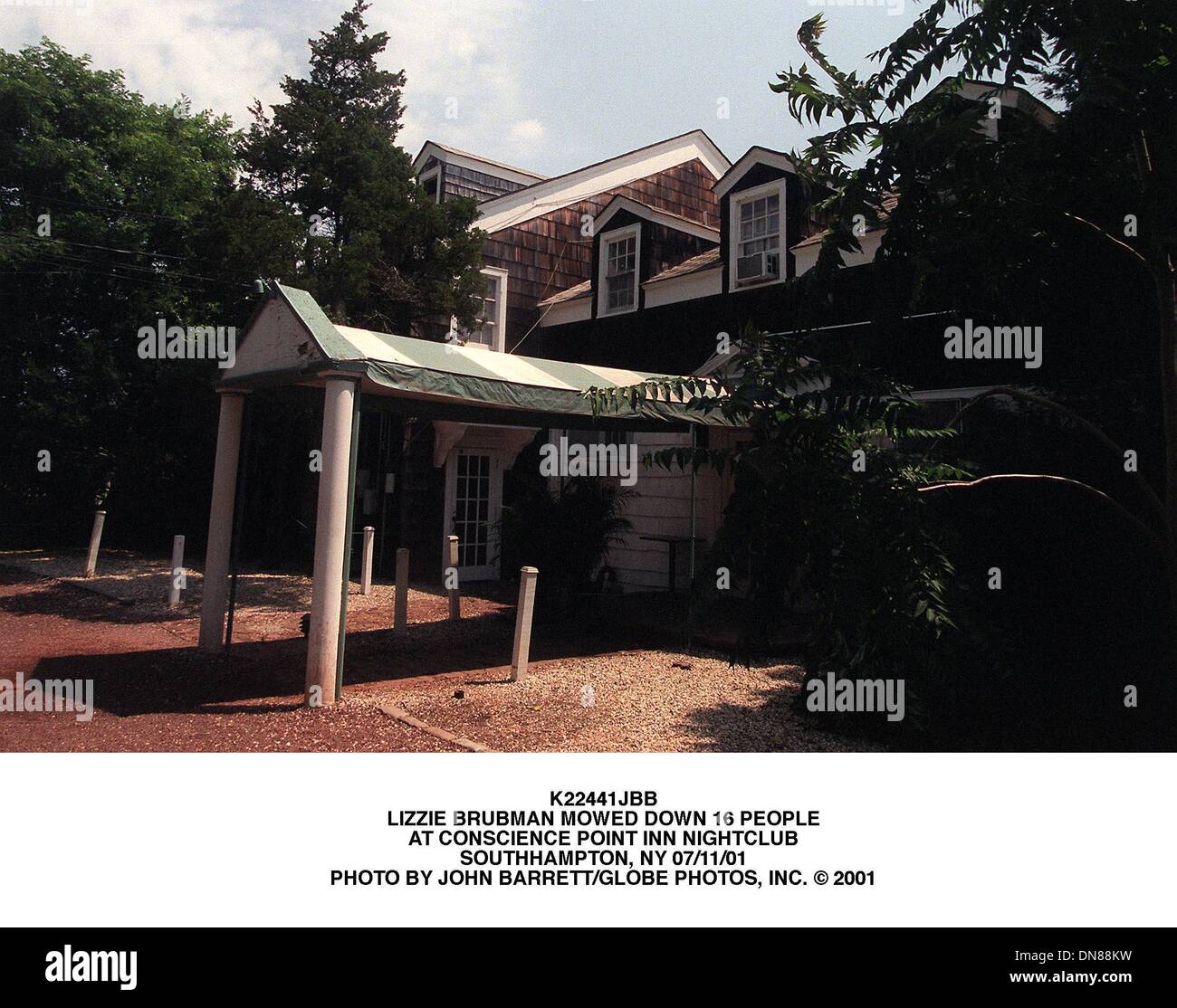 July 11, 2001 - K22441JBB.LIZZIE BRUBMAN MOWED DOWN 16 PEOPLE.AT CONSCIENCE POINT INN NIGHTCLUB ...
