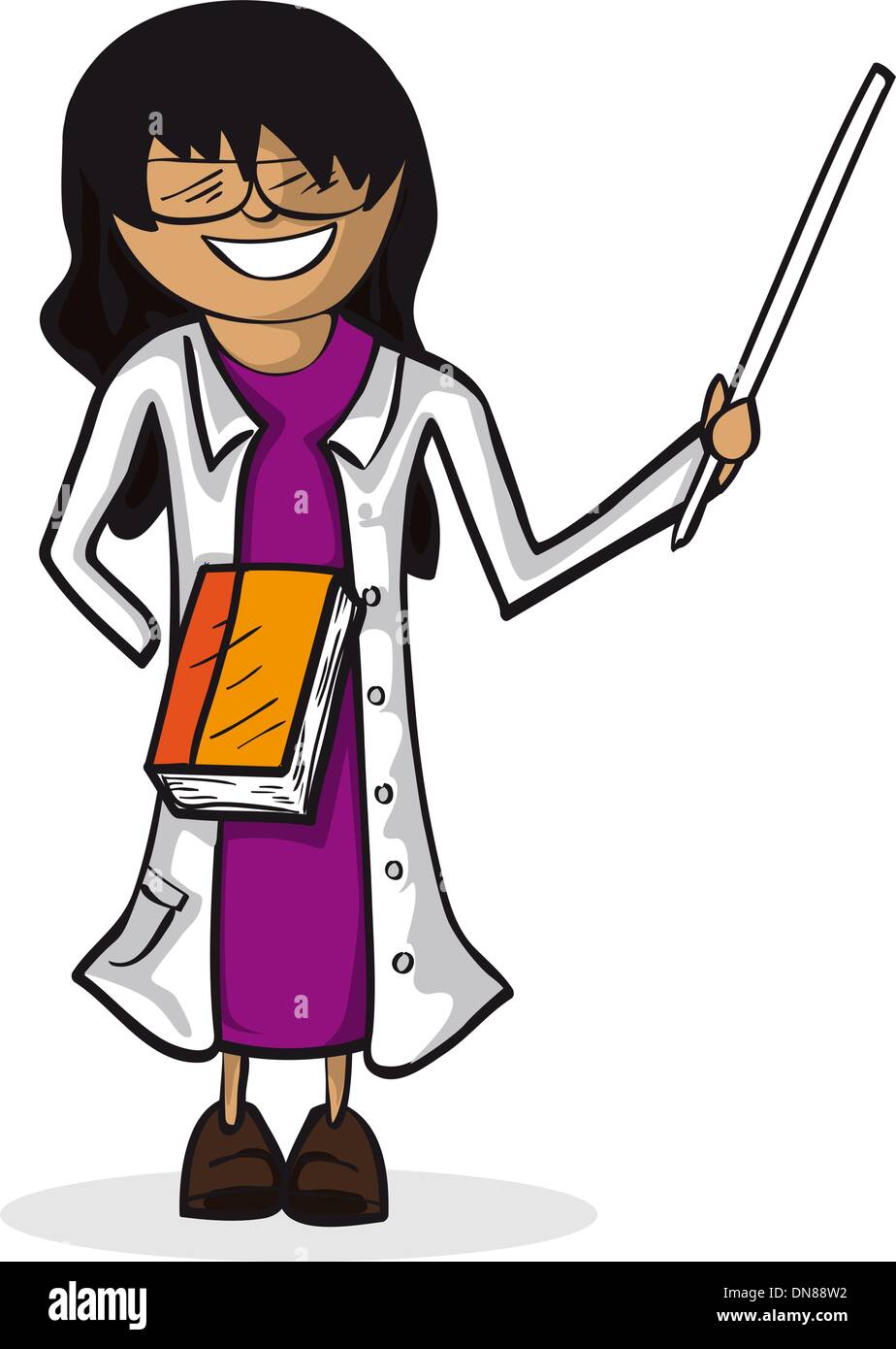Professional Woman Teacher Clipart