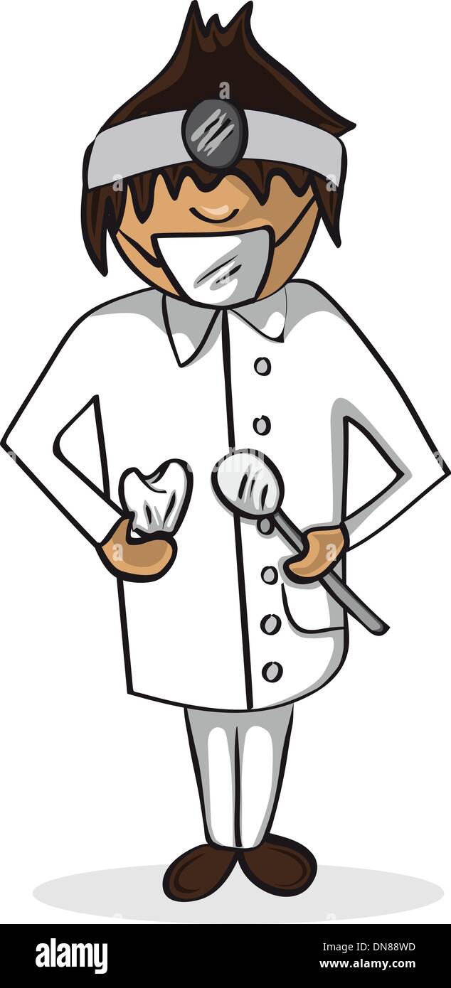 Dentist and mouth comic hi-res stock photography and images - Alamy