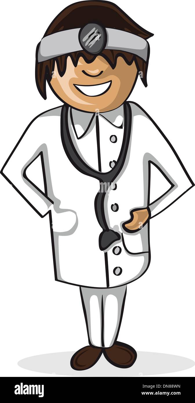 Professional doctor man cartoon figure Stock Vector Image & Art - Alamy
