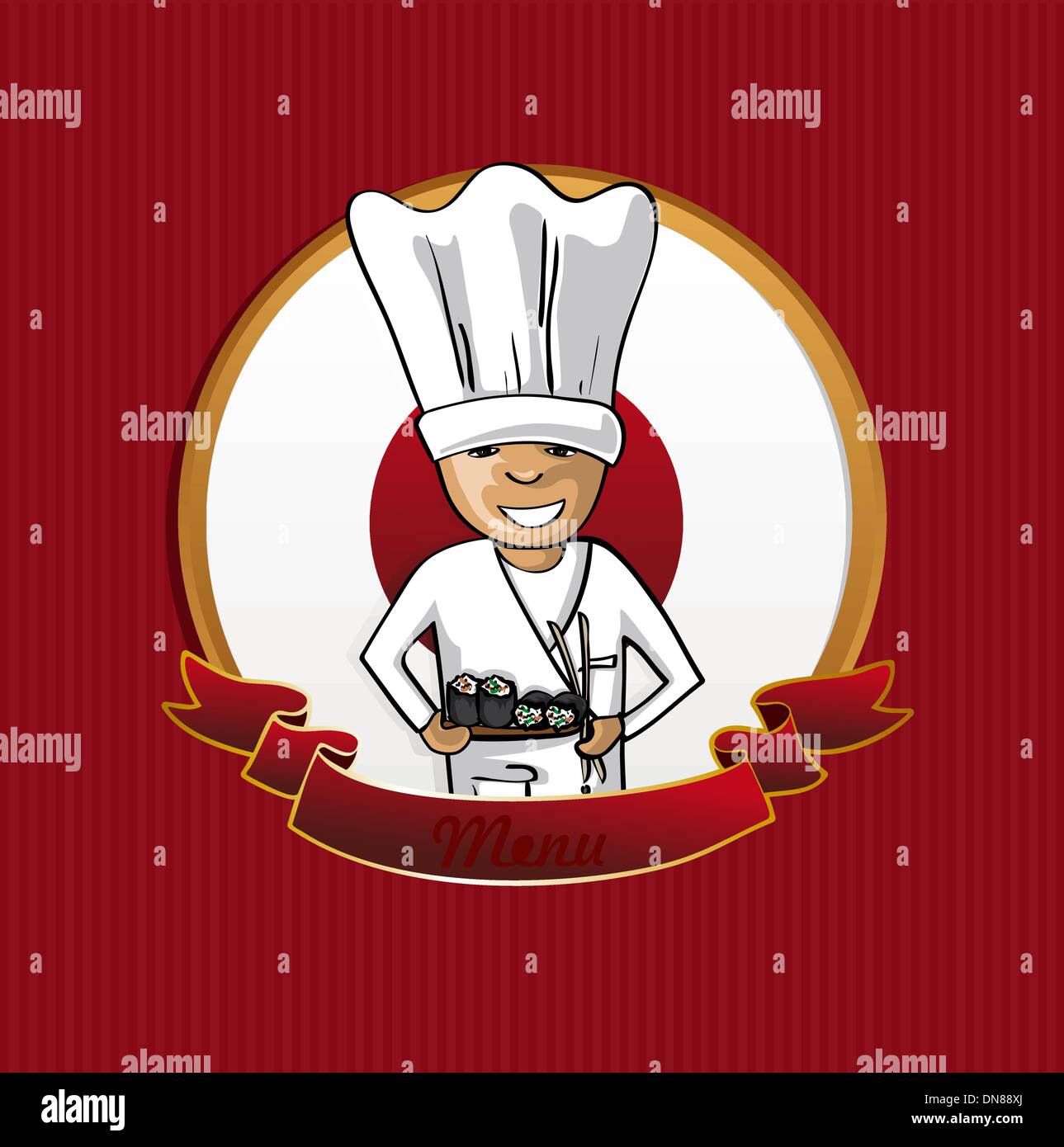 Japanese food restaurant menu Stock Vector Images - Alamy